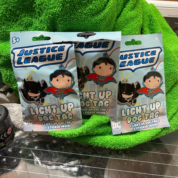 Toys | Justice League Light Up Dog Tags Blind Bag Lot | Poshmark